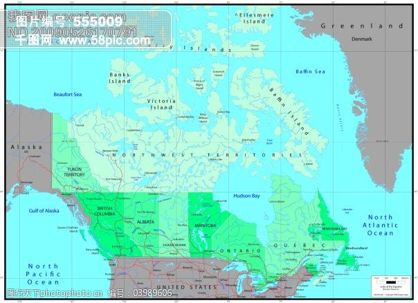 加拿大地图矢量图片免费下载_加拿大地图矢量素材_加拿大地图矢量模板-图行天下素材网